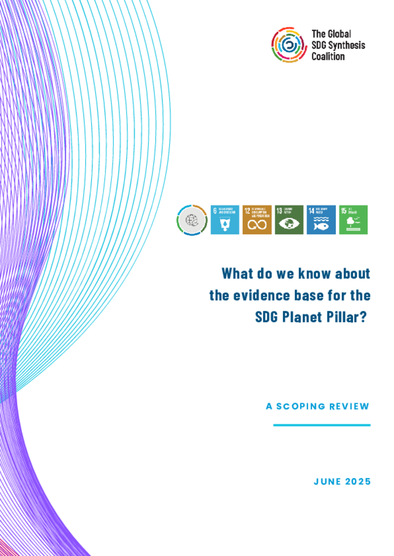 Planet Pillar | THE GLOBAL SDG SYNTHESIS COALITION